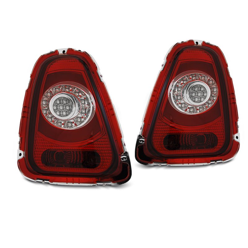 Coppia fari Led Bar posteriori Mini R56 / R57 10-14 Rossi | Lago Tuning